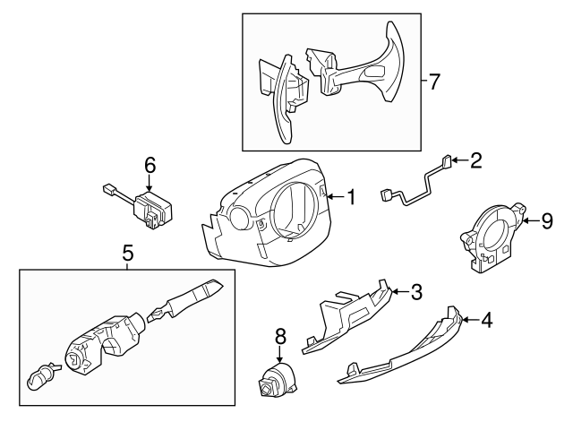 DHGMM-1NC1A - Steering Lock 2008-2013 Infiniti | INFINITI Parts ...