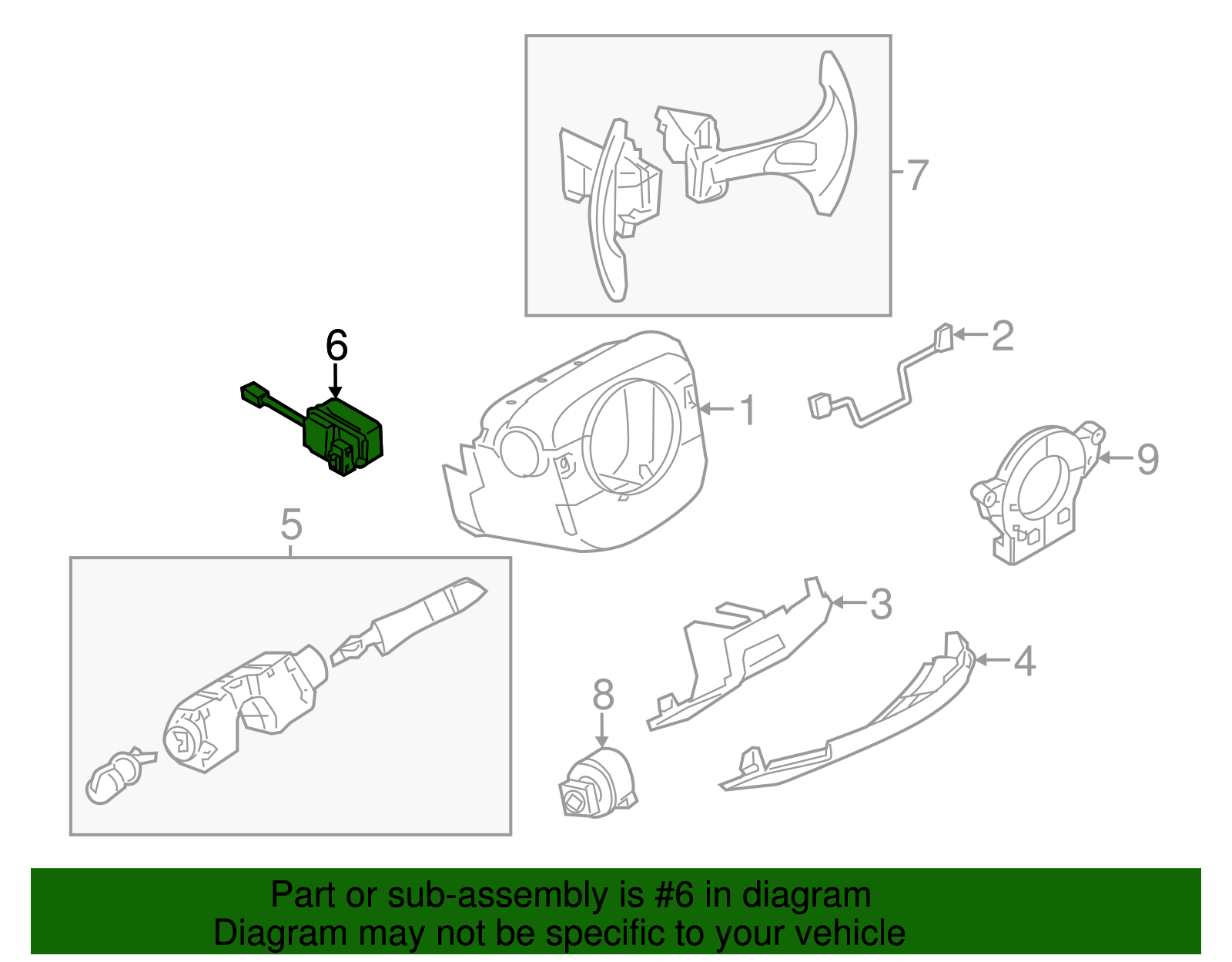 D8700-JK000 - High-Quality Lock Set-Steering for AutoNation Parts