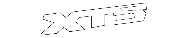 2017-2025 Cadillac XT5 Tailgate Emblem 84686958 | Courtesy Parts