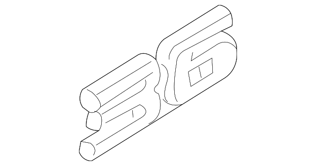 2017-2019 Cadillac XT5 Liftgate 3.6L Emblem 84062871 GM | GMPartsDirect.com