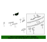 2017-2025 Cadillac XT5 Emblem 84683022 | GM Parts Center