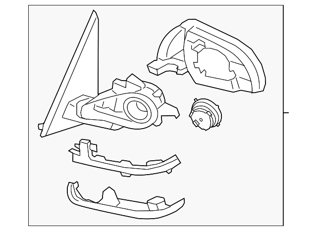 51167363920 - 2014-2018 BMW X5 Mirror Assembly (51-16-7-363-920) | BMW ...