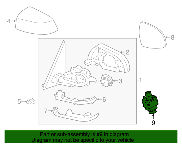 2011-2020 BMW Surround View camera 66-53-9-213-990 | AutoNation Parts