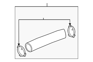 2020-2021 Ford Explorer Inter-Cooler Hose L1MZ-6C646-C | TascaParts.com