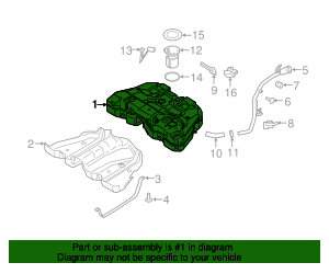 HG9Z-9002-U - Fuel Tank 2017-2020 Ford | AutoNationParts.com