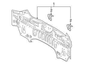 2019-2022 Toyota Rear Body Panel 58307-47100 | Toyota Parts Center