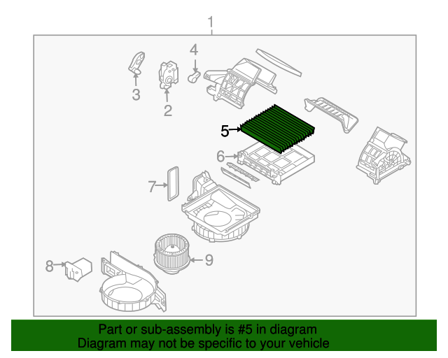 2007-2012 Hyundai Veracruz Cabin Air Filter 08790-3J000-A | OEM Parts ...