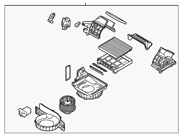2007-2010 Hyundai Veracruz Blower Assembly 97107-3J000 | Hyundai ...