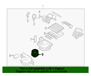 Genuine OEM HVAC Blower Motor Part# 97113-2B000 Fits 2007-2017 Hyundai ...