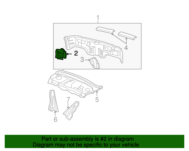 66119-S5P-A00ZZ - Stiffener R Rear Panel Side - 2001-2005 Honda Civic ...