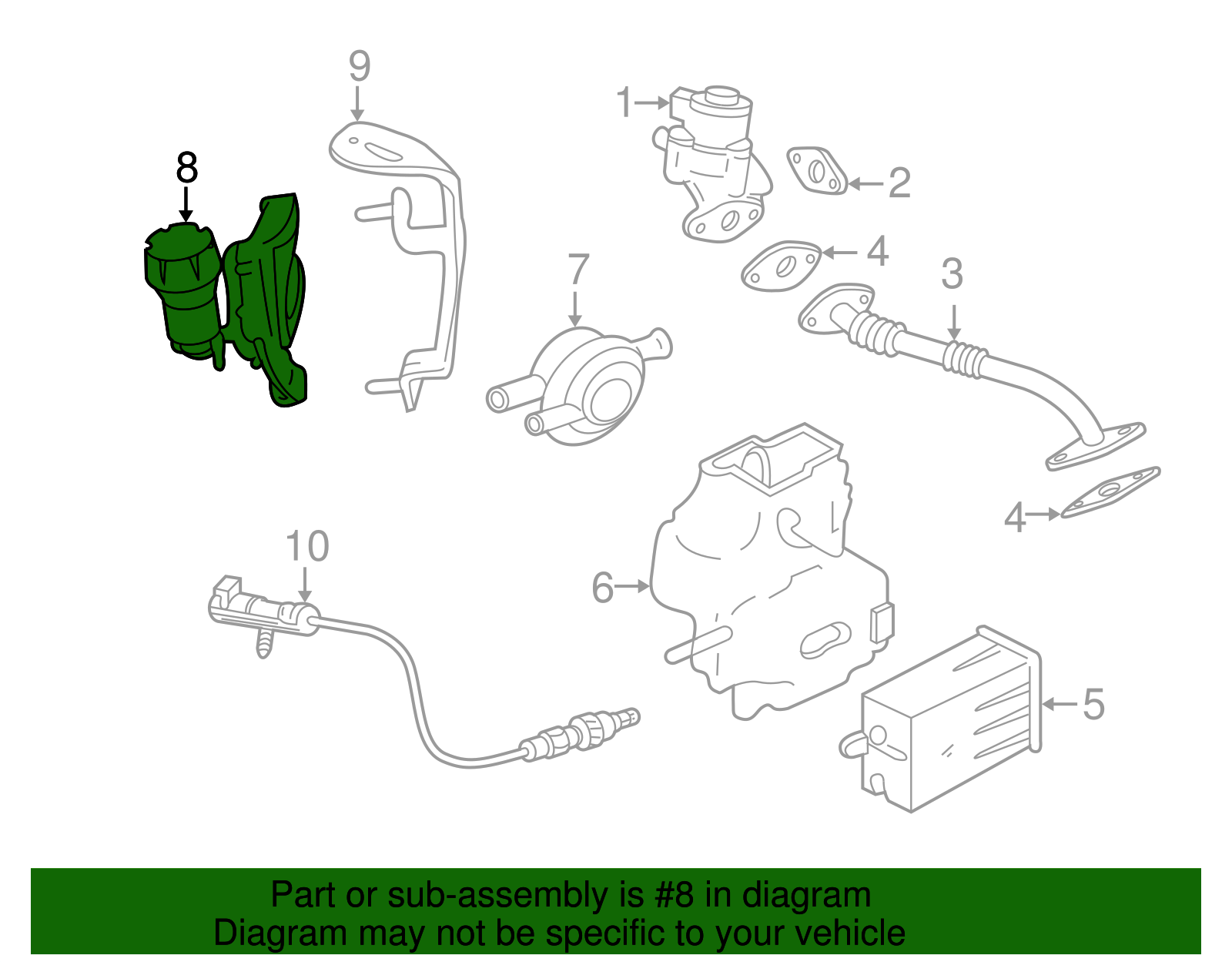 2001-2006 Jaguar Purge Control Valve LJG1515BB | OEM Parts Online