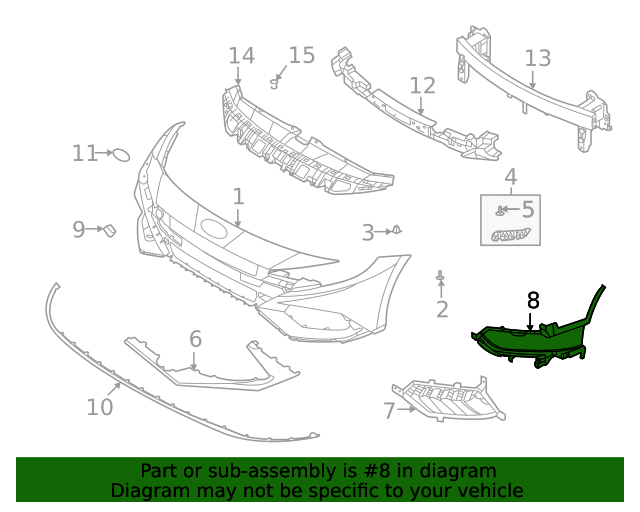 86543-AA800 - Brake Air Duct 2021-2023 Hyundai Elantra ...