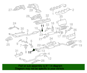 1990-2011 Mercedes-Benz Catalytic Converter Gasket 202-492-02-81 | MB ...