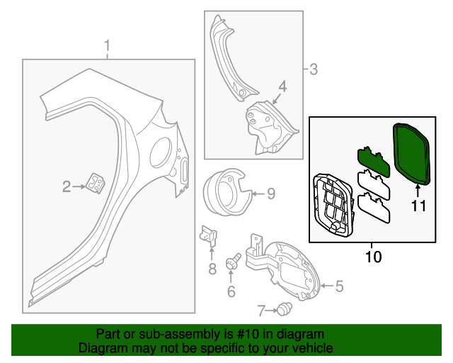 2011-2014 Mazda 2 Pressure Vent D651-51-920A | TascaParts.com