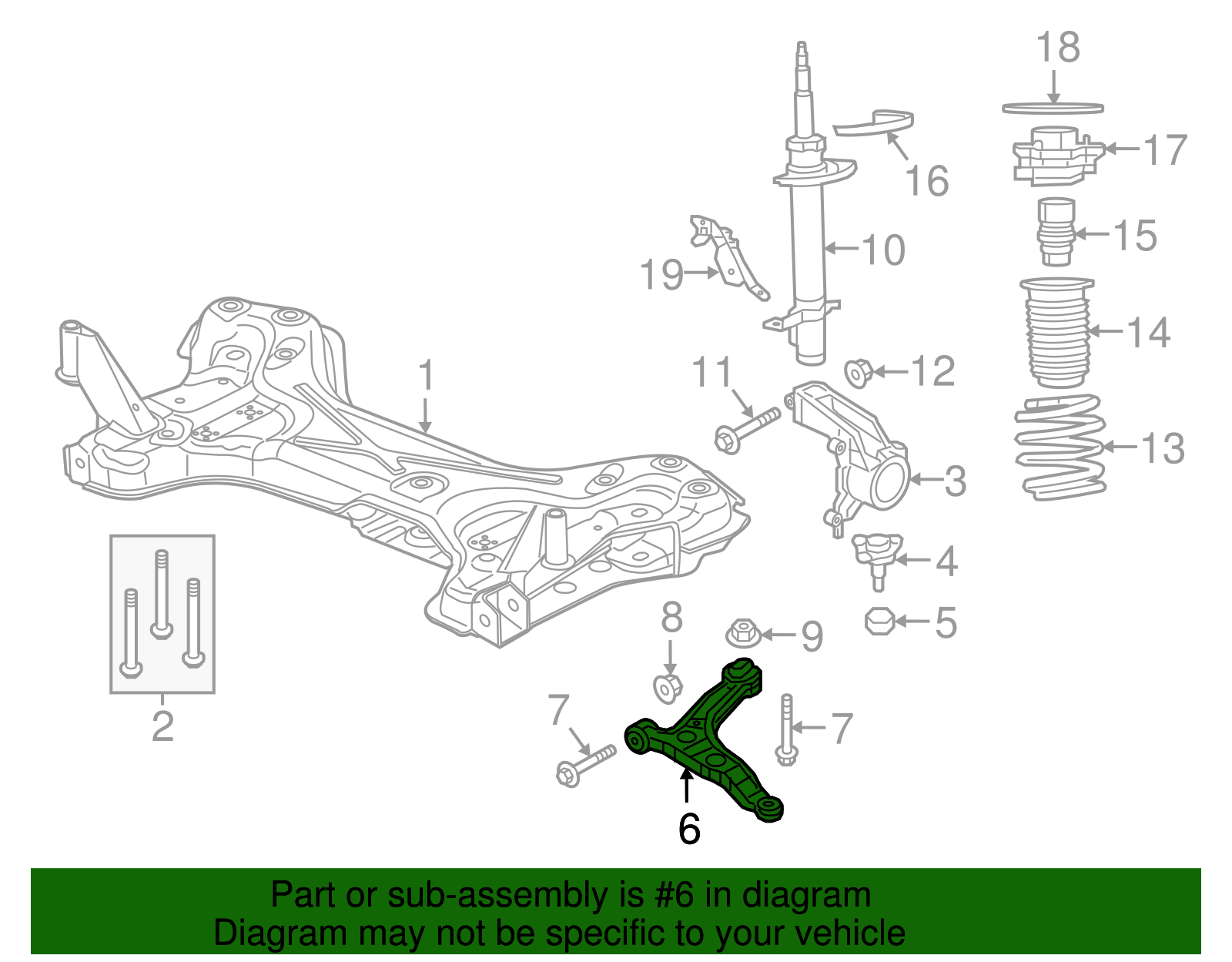 2014-2025 Ram Arm 68195574AB | Mopar Parts Canada