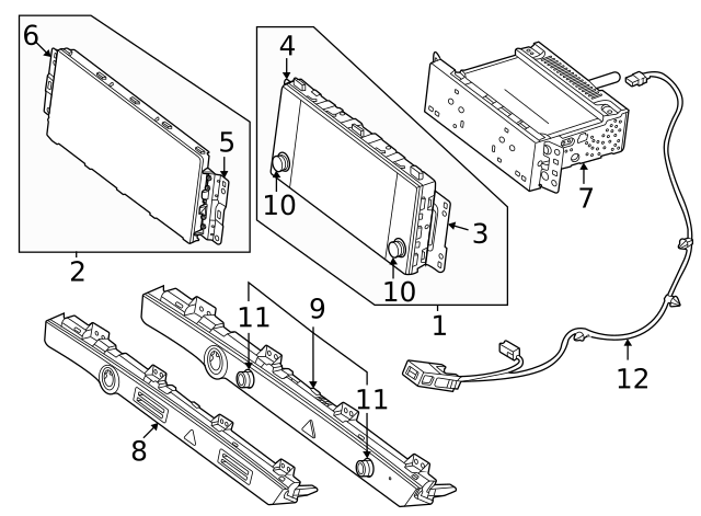 2022-2023 Kia Carnival Display System 96525-R0000WK | QuirkParts
