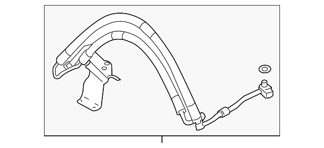 Genuine BMW 32-41-6-850-668 | Power Steering Pressure Hose | FREE ...
