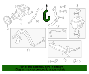 32-41-6-850-665 - Suction pipe 2009-2018 BMW | AutoNationParts.com