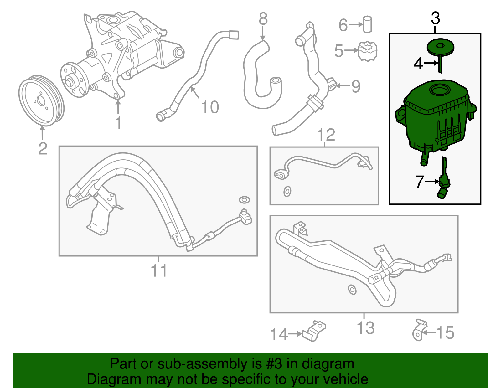 32-41-6-776-240 - Power Steering Pump Reservoir - 2009-2019 BMW | Buy ...