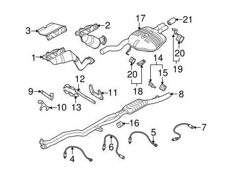 Exhaust Manifold for 2004 BMW 530i | BMWPartsDirect.com