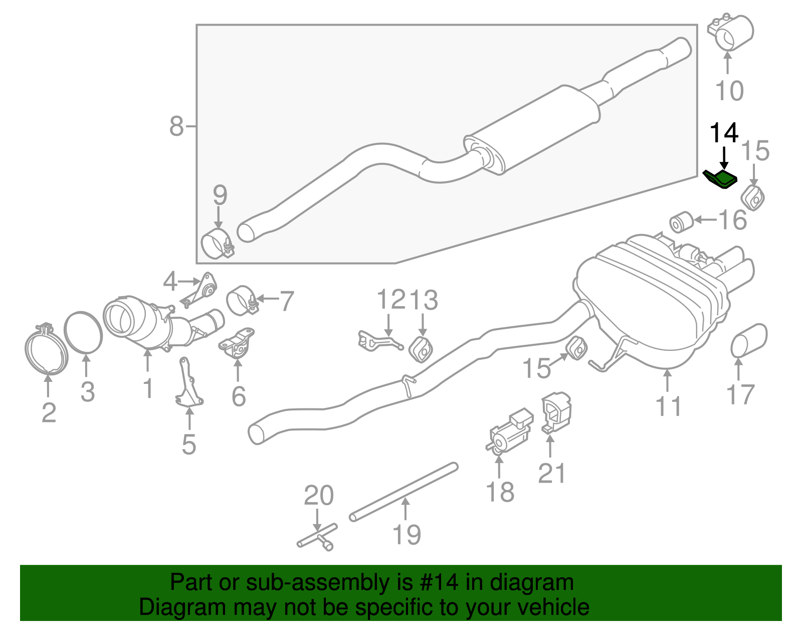 Genuine BMW 18-30-7-629-933 | Rear Muffler Rear Bracket | FREE Shipping ...