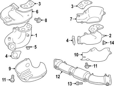 Exhaust Components for 2016 Subaru WRX STI | Subaru Parts Store