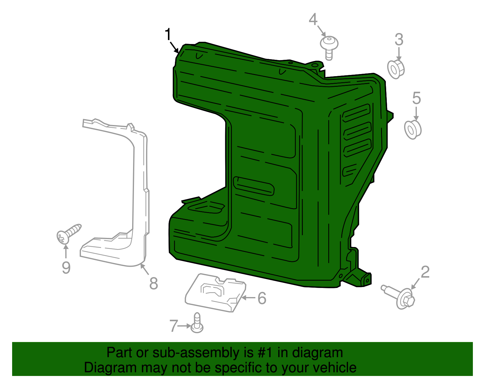 HC3Z-13008-P - 2017-2018 Ford - Composite Headlamp | My Ford Parts