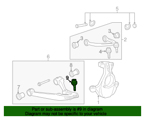 2014-2016 GM Front Lower Suspension Control Arm Ball Joint 22855747 ...