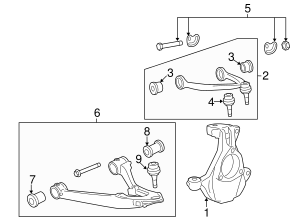 2014-2020 GM Lower Control Arm (Stamped Steel) 84114506 | GMPartsDirect.com