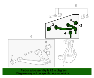 2014-2020 GM Front Passenger Side Upper Control Arm 84628488 | OEM ...