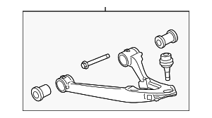 2014-2020 GM Lower Control Arm (Stamped Steel) 84114506 | GMPartsDirect.com