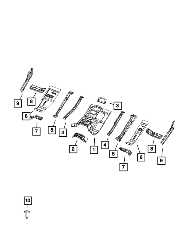2018-2020 Jeep Wrangler Weld Stud 6511326AA | My Mopar Parts