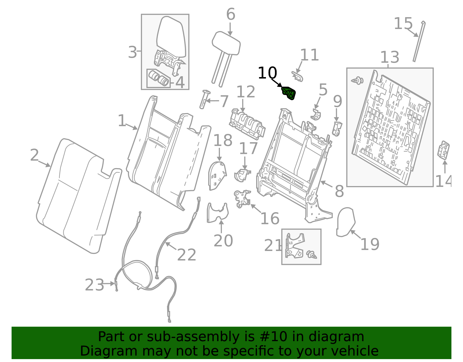 2020-2025 Toyota Lock Lever 72057-0E080-C0 | Toyota San Diego Parts