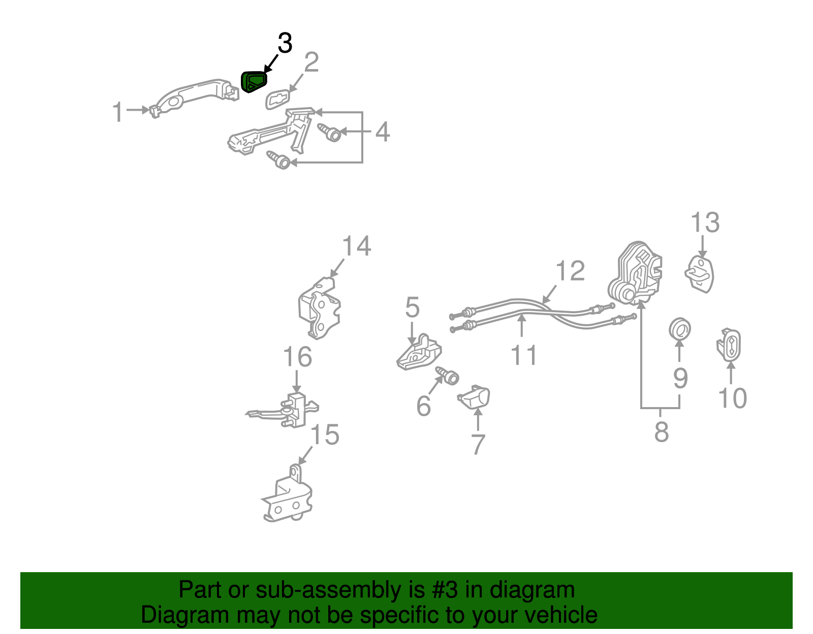 69250-60010-E8 - High-Quality Handle Bezel for 2024 Toyota 4Runner ...