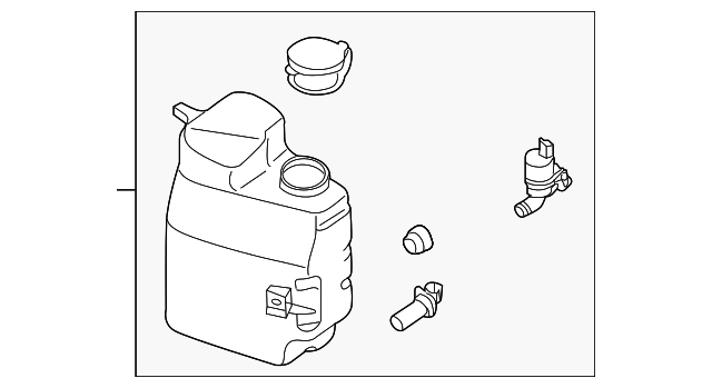 2004-2015 Nissan Reservoir Assembly 28910-9GA0A | Temecula Nissan Parts