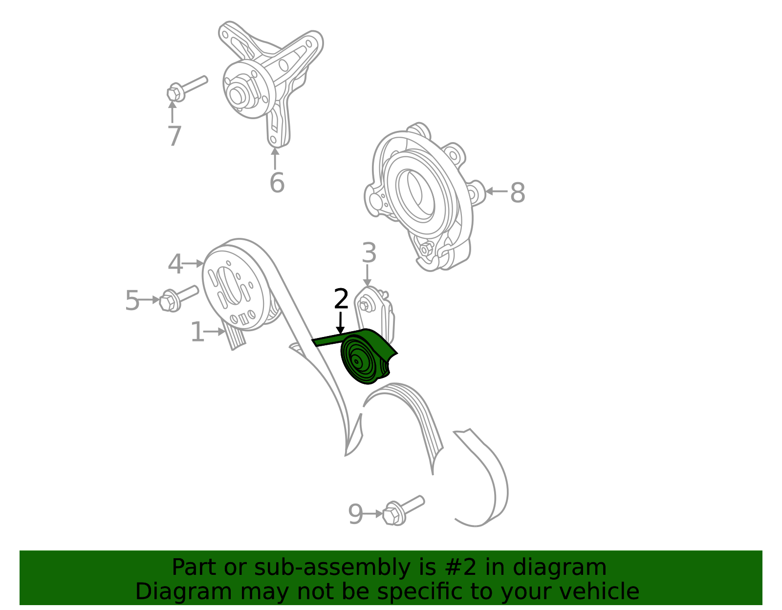 2019-2024 Land Rover Serpentine Belt LR121781 | OEM Parts Online