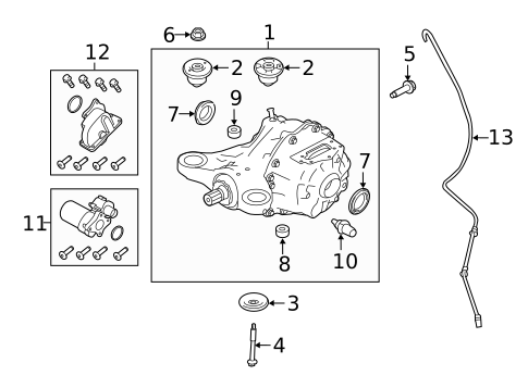 Axle & Differential for 2023 Land Rover Defender 110 ...