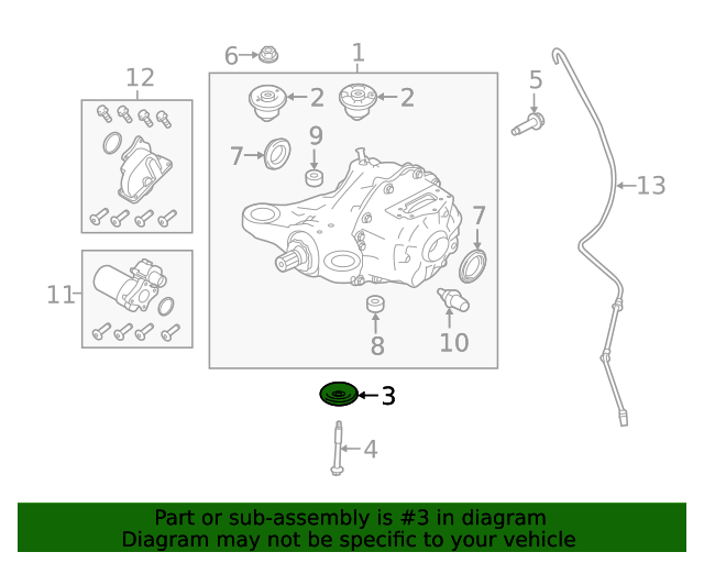 2013-2023 Land Rover Differential Assembly Mount Plate LR072607 | OEM ...