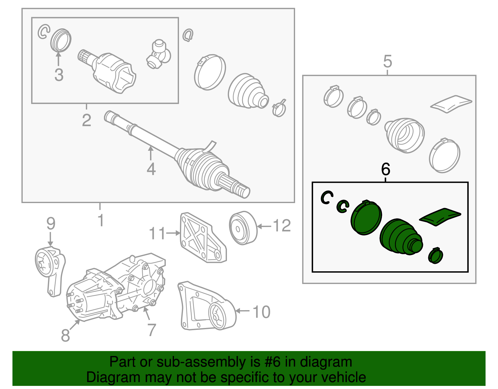04428-06610 - Boot Kit 2012-2018 Toyota | Longo Toyota Parts