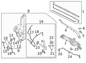 2013-2023 Hyundai Washer Pump 98510-2W500 | QuirkParts
