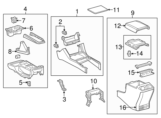 2016-2020 Toyota Tacoma Armrest Cover 58951-04020-C0 | Toyota Parts Center
