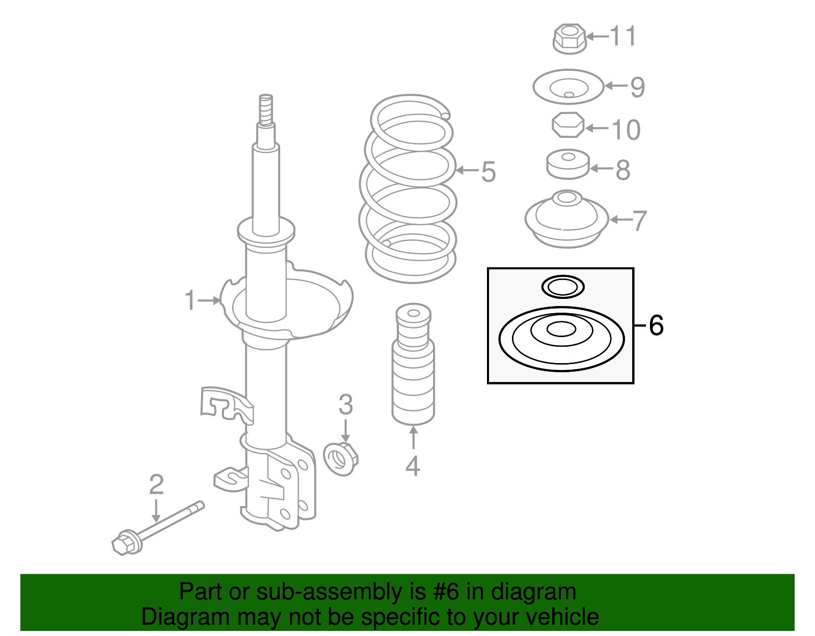 2012-2025 Nissan Spring Seat 54040-1HK0B | OEM Parts Online