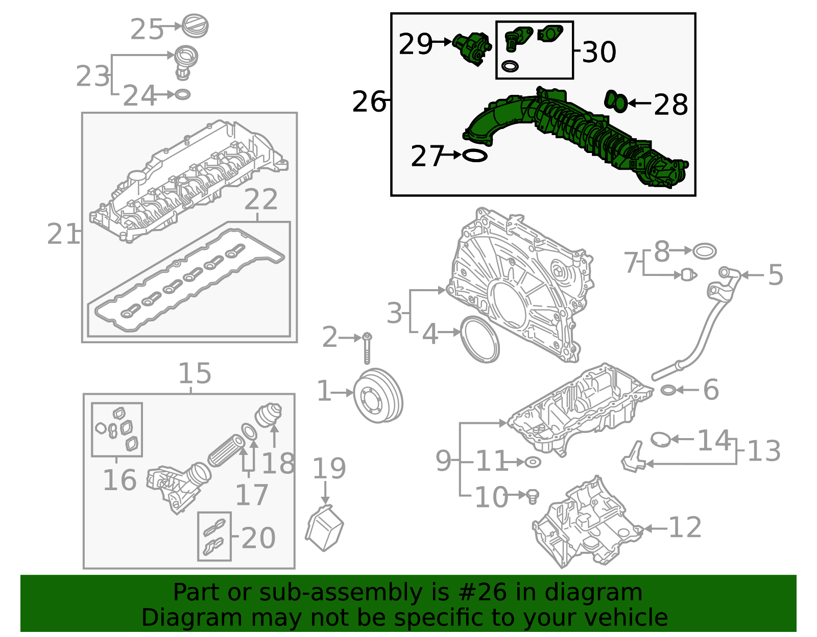 11-61-8-477-030 - 2018 BMW - Intake Manifold | BMWPartsHub
