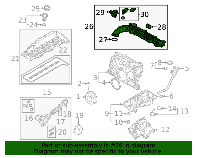11-61-8-477-030 - Intake Manifold - 2018 BMW | Buy BMW Parts Now