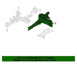 2017-2022 Hyundai Ioniq Apron Assembly 64501-G2000 | OEM Hyundai Parts