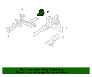 64577-G2000 - Fender Mtg Bkt - 2017-2022 Hyundai Ioniq | hyundaiparts