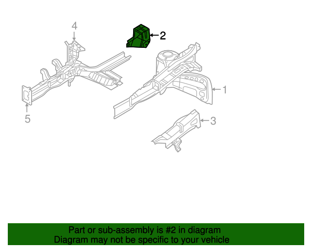 2017-2022 Hyundai Ioniq Fender Mtg Bkt 64577-G2000 | OEM Parts Online