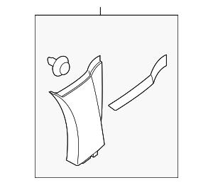 2011-2012 Subaru Impreza Lower Molding 91112FG360NN | Subaru Parts Store