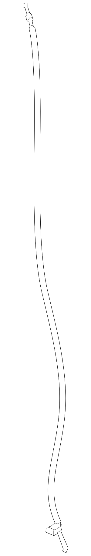 906-760-55-04 - Upper Latch Cable 2010-2018 Mercedes-Benz | Mercedes ...