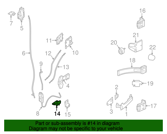 2010-2018 Mercedes-Benz Stabilizer Guide 906-760-00-77 | MB OEM Parts